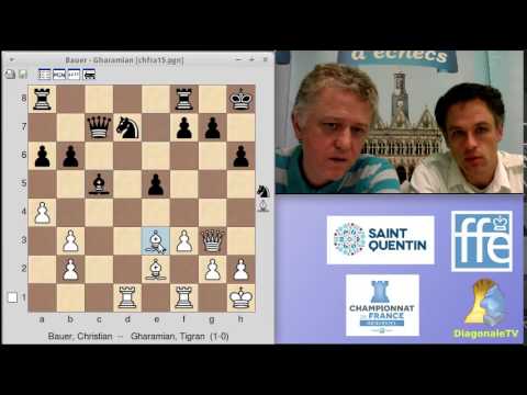 Echecs Saint Quentin 2015 Ronde 11 avec Christian Bauer Champion de ...