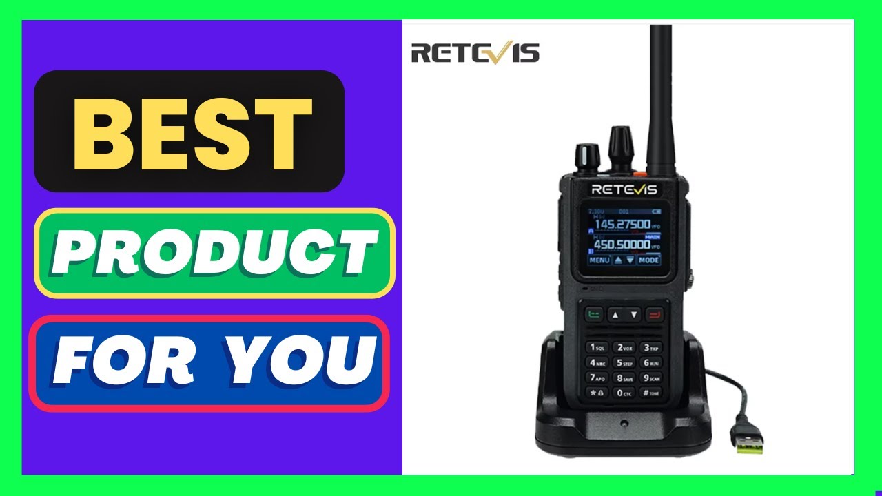 Retevis C1 Walkie Talkie 5W Long Range Communication Handy - YouTube