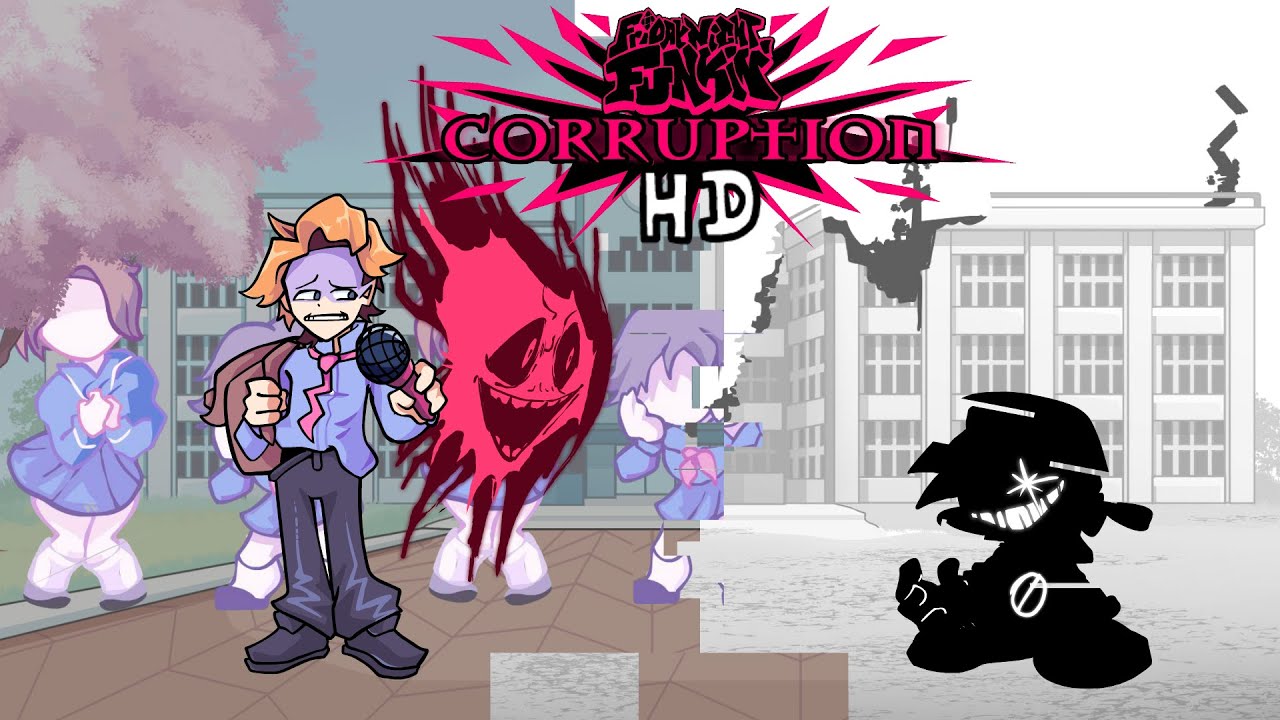 Friday Night Funkin Corruption HD | VS Senpai | FULL WEEK - YouTube