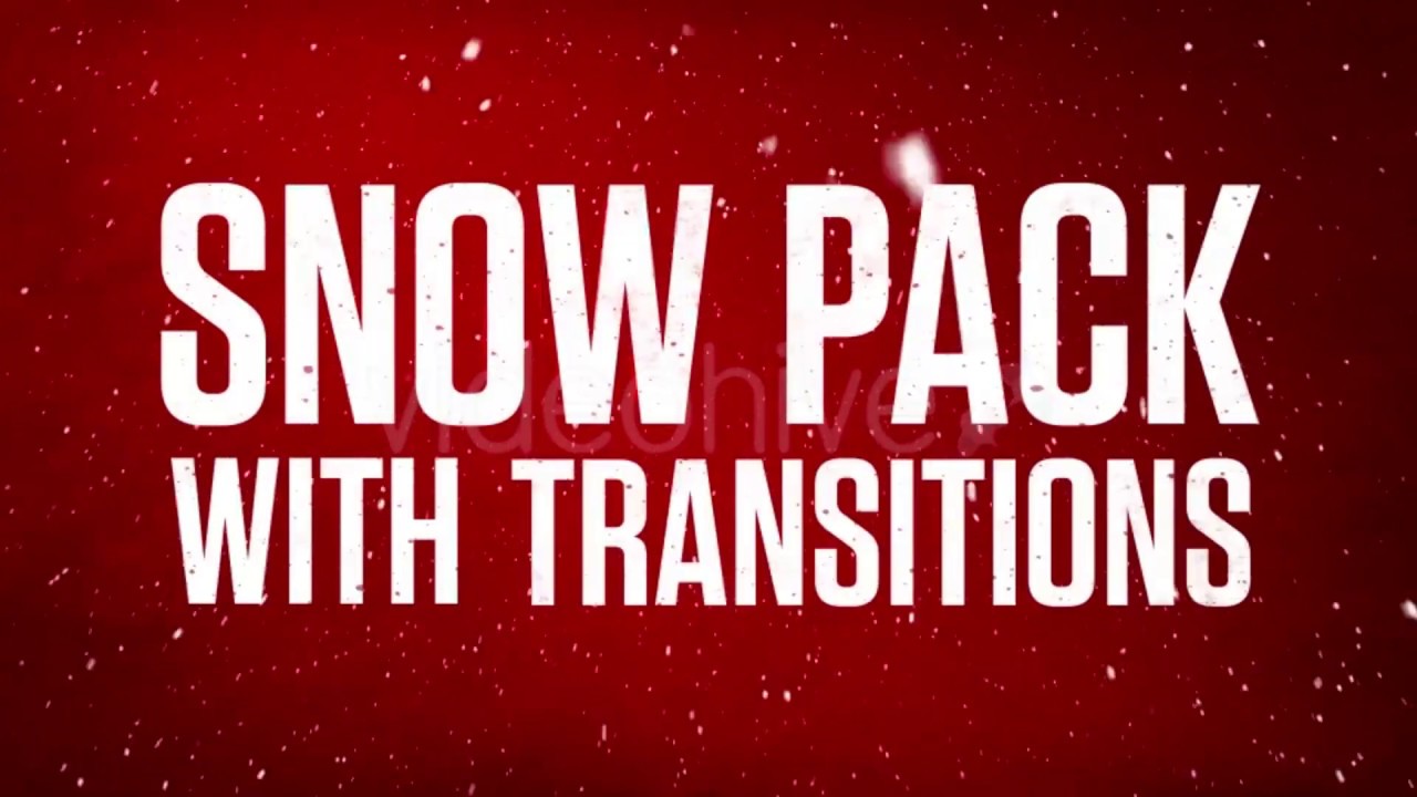 Snow Pack with Transitions Free Download Motion Graphics Template - YouTube