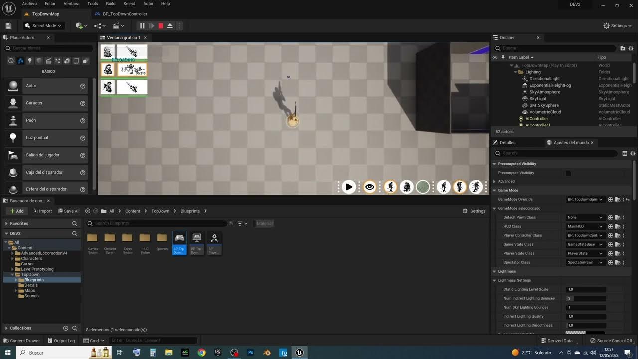 Unreal Engine 5 TopDown Movement with ALS. Mouse & Keyboard action orders - YouTube
