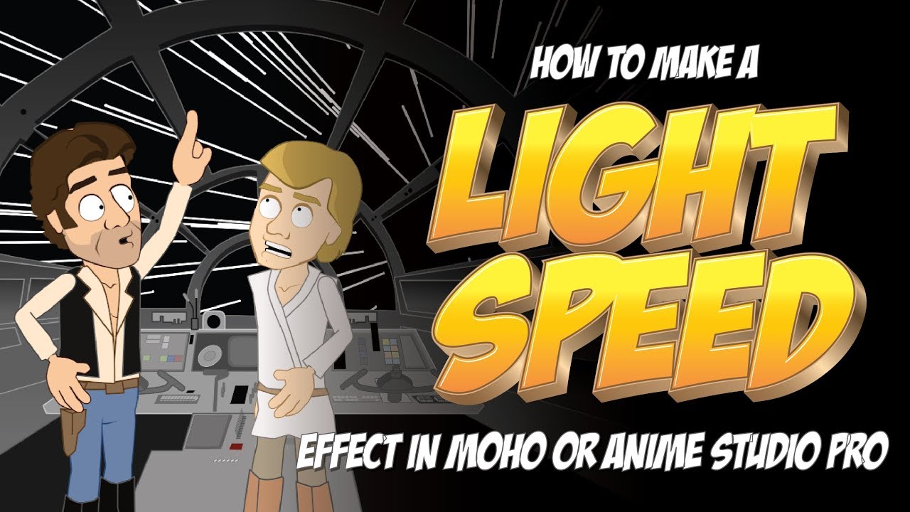 How to create a light speed or warp jump effect in Anime Studio Pro or ...