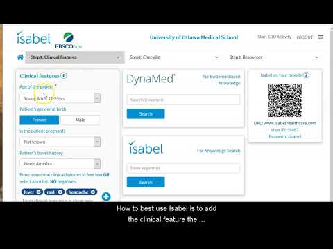Isabel: Point of Care Diagnosis Support Tool - YouTube