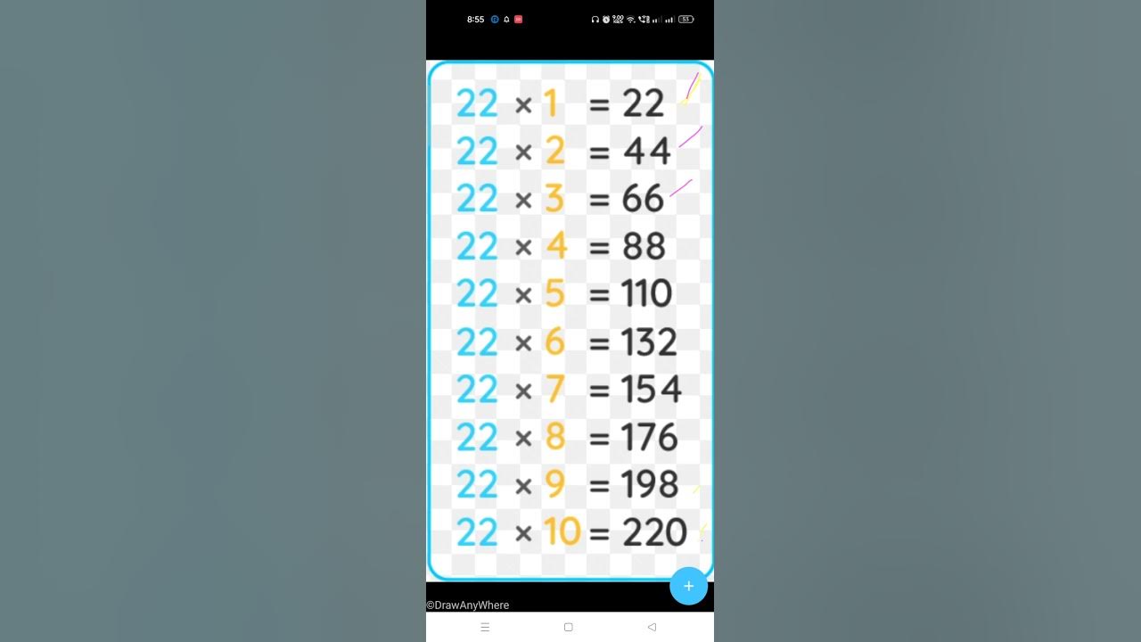How To Speak Table Of 22 l maths table l #mathsshorts l #maths # ...