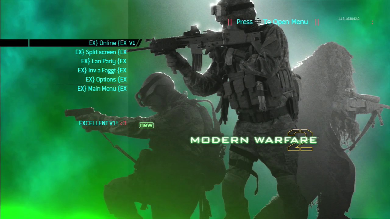 ModernCFW- MW2 MENU (EX) - YouTube