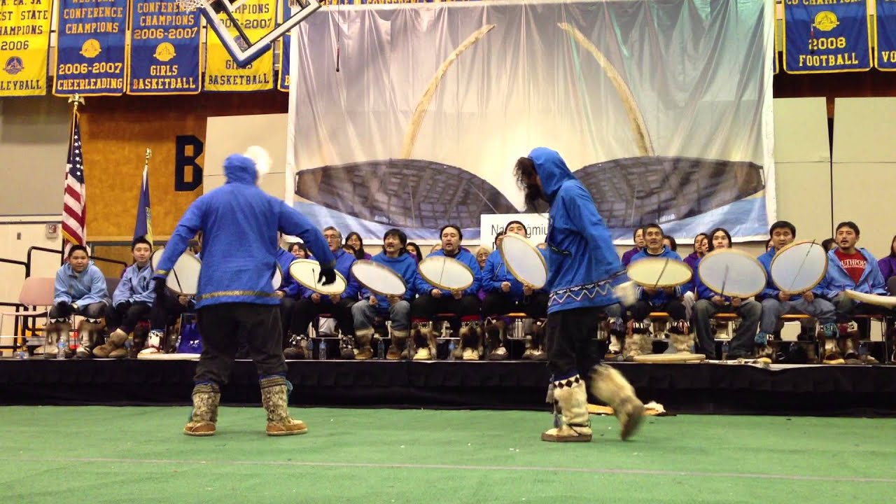 2013 Kivgiq Messenger Feast - Nagsragmiut Dance Group - Clyde Morry and ...
