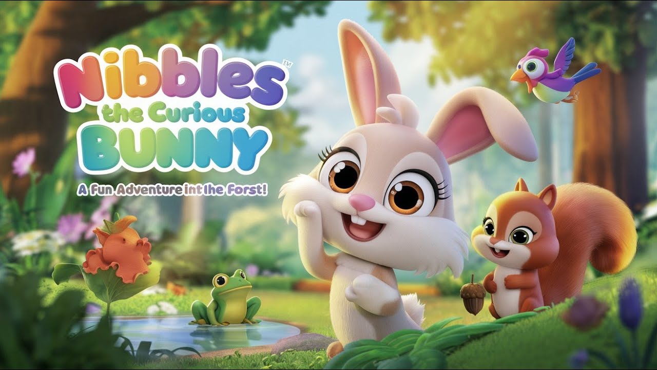Nibbles the Curious Bunny 🐰 | Fun and Heartwarming Story for Kids ...
