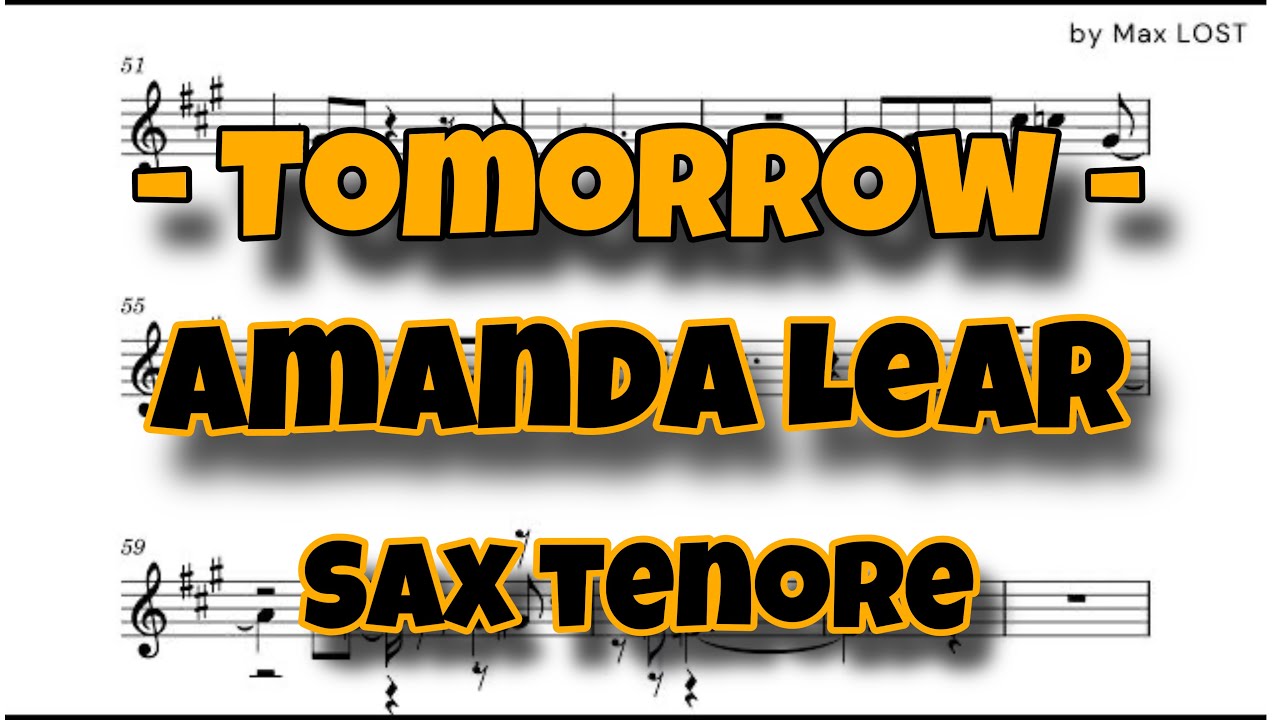 Amanda Lear - Tomorrow - sax tenore - YouTube