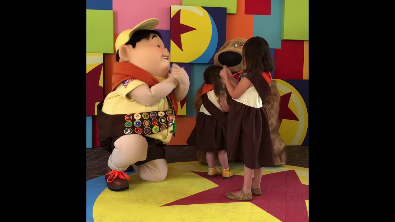 Wilderness Explorers meet Russell and Dug from “Up” at Disney ...
