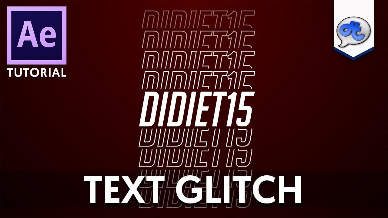 Adobe After Effects | TUTORIAL #80 : TEXT GLITCH (Bahasa Indonesia ...