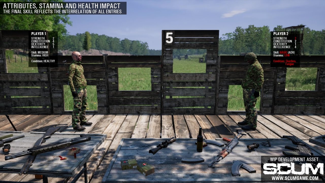 SCUM - Rifle & Sniping Skills [Pre-Alpha] - YouTube