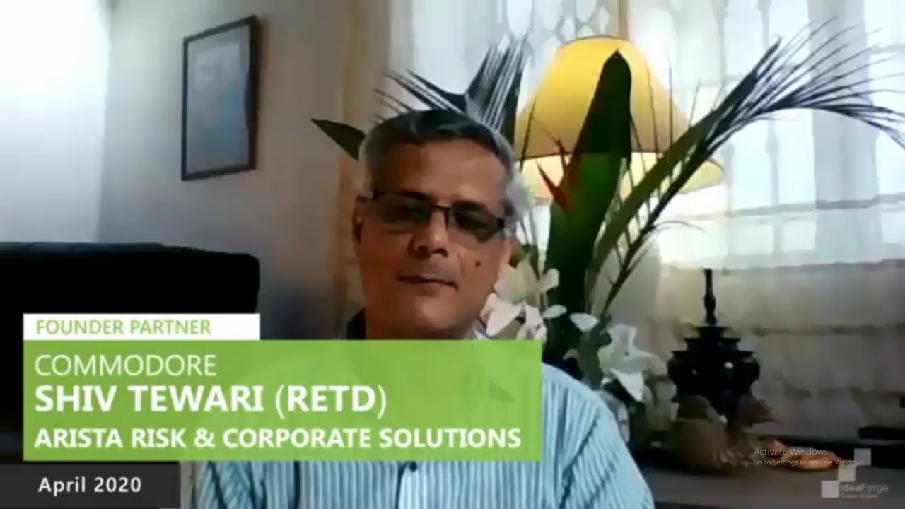 Commodore Shiv Tewari (Retd) shares how ideaForge drones have shaped ...