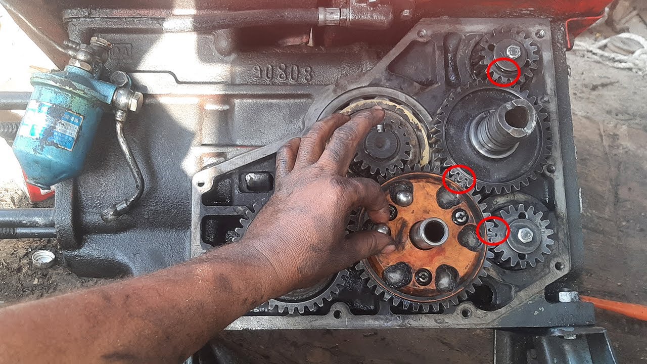 24HP Diesel Engine Gear Timing Setting and Repair China Diesel Engine ...