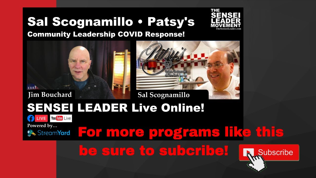 This is community leadership! Sal Scognamillo and Patsy's Restaurant of ...