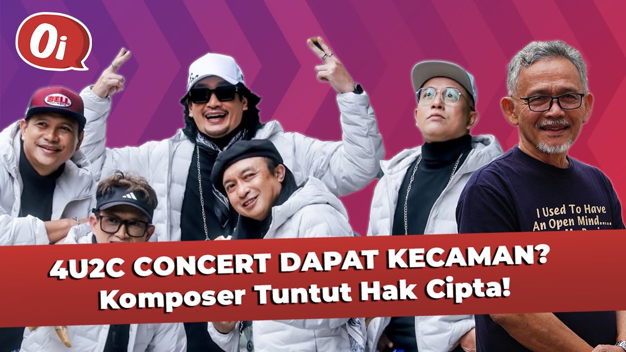 Konsert 4U2C panas! 25 lagu didakwa digunakan tanpa izin. Siapa betul ...