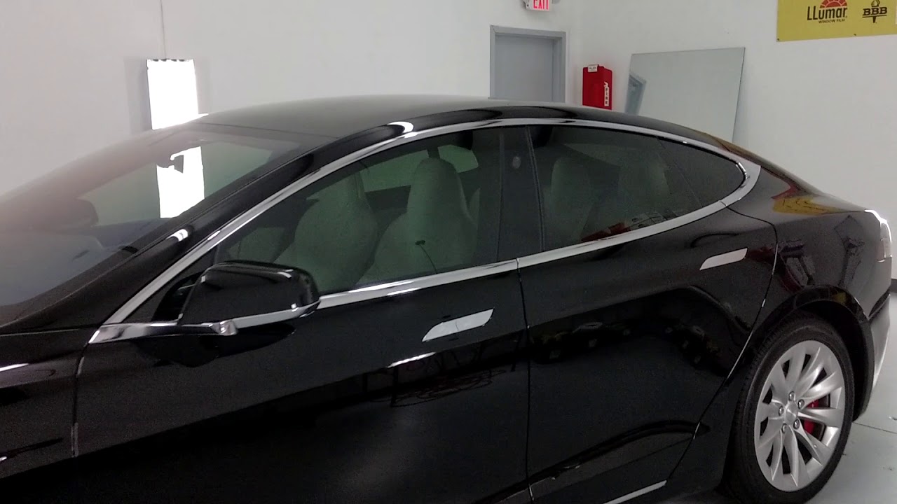 Tesla Model S Tinted with FormulaOne Stratos 30% Window Film at Tint ...
