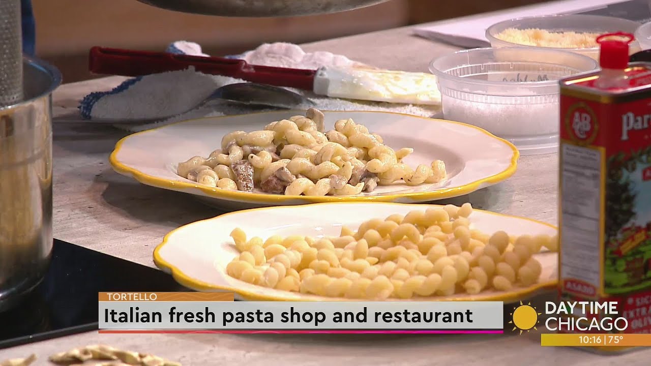 Italian fresh pasta shop and restaurant - YouTube