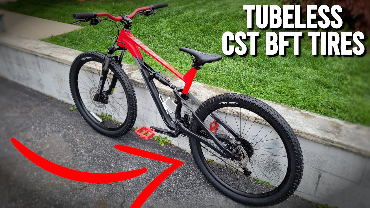 New Tubeless Tires (CST BFT) - Polygon Siskiu D5 Upgrades - YouTube