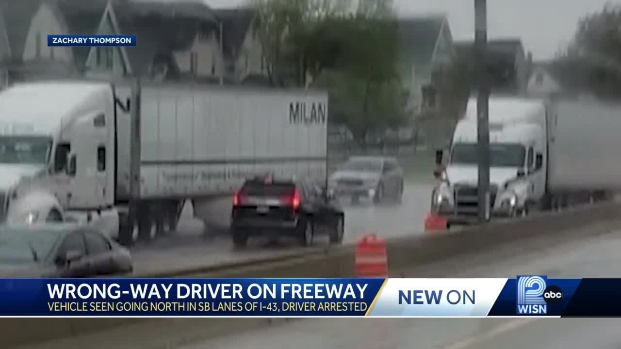 Wrong-way freeway driver caught on camera - YouTube