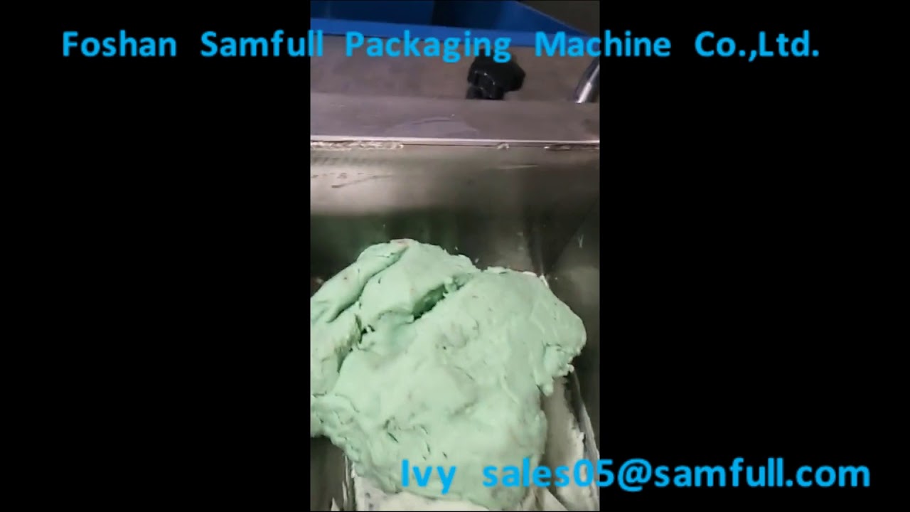 Automatic AB epoxy putty extrusion cutting&packing machine - YouTube
