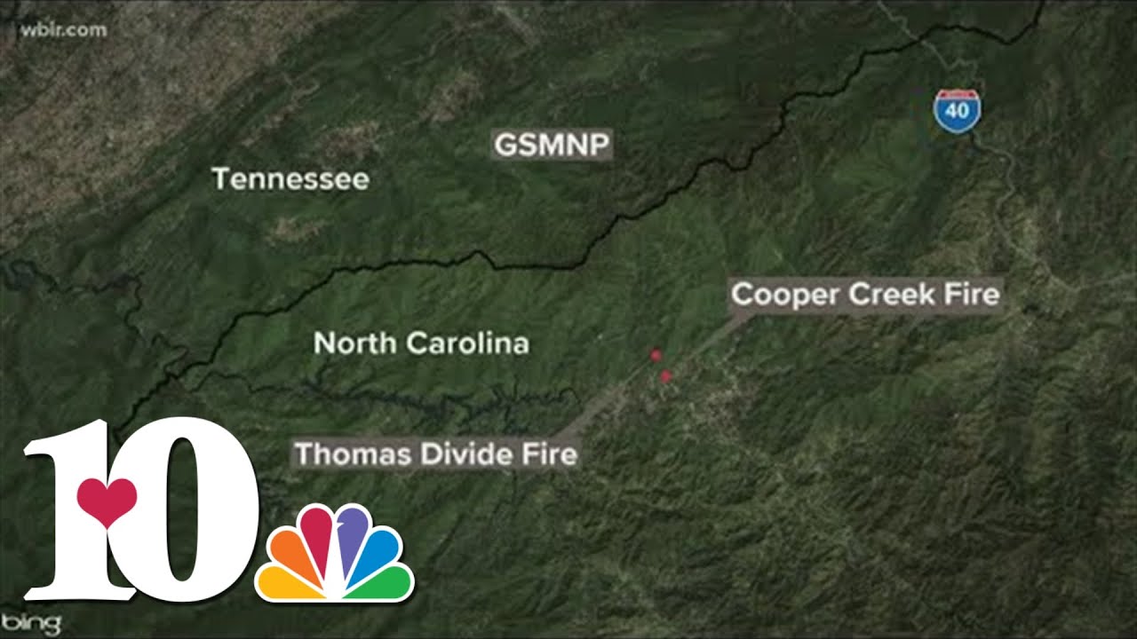 North Carolina fires continues and force trail closures - YouTube