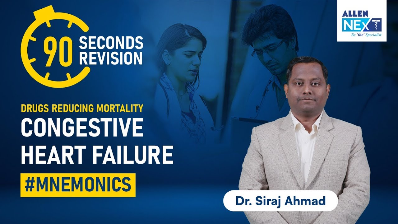 Trick to remember Drugs Reducing Mortality in Congestive Heart Failure ...