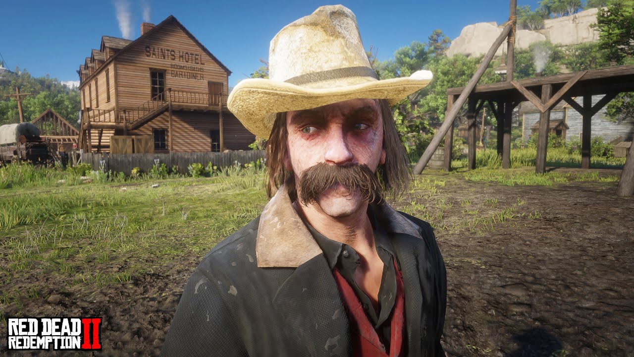 Micah Bell Lookalike in Valentine | RDR2 - YouTube