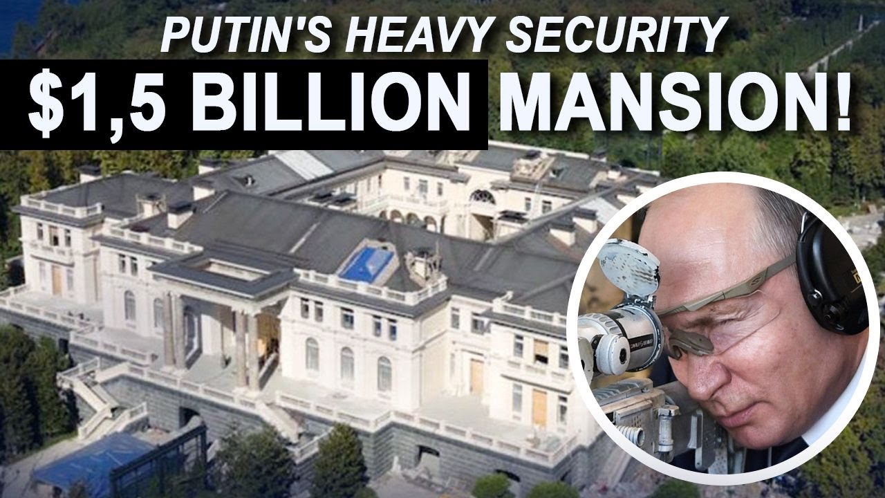 Inside Vladimir Putin's Heavy Security $1.5 Billion Mansion - YouTube