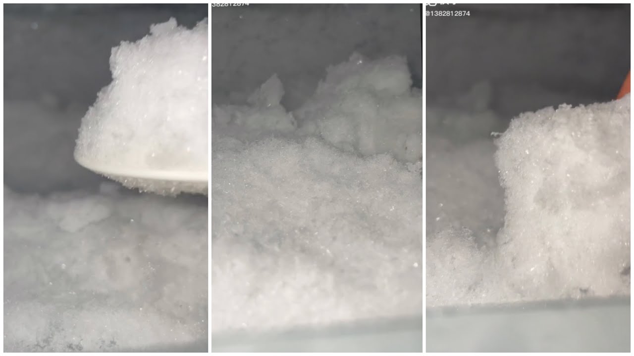FREEZER FROST | EATING ICE .asmr iceeating #freezerfrost #iceeating ...