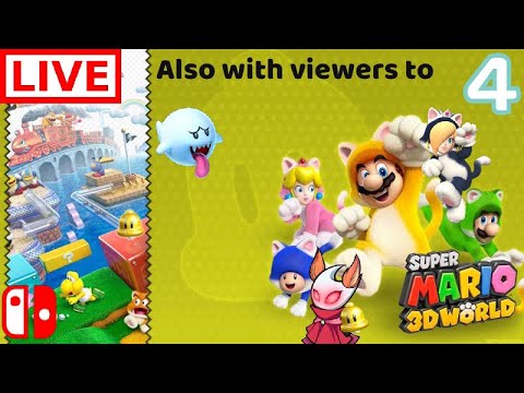 Super Mario 3D World with viewers Part 4 Space levels do be fun type ...