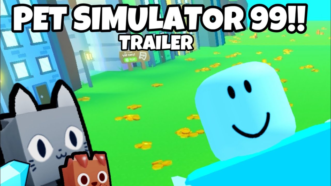 PET SIMULATOR 99 TRAILER REACTION!! (Roblox Pet Simulator X New Game ...