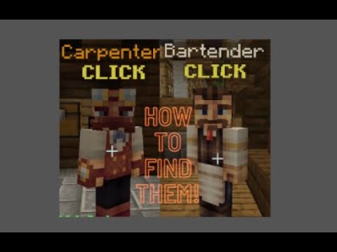 How to find the carpenter and bartender in hypixel skyblock! - YouTube