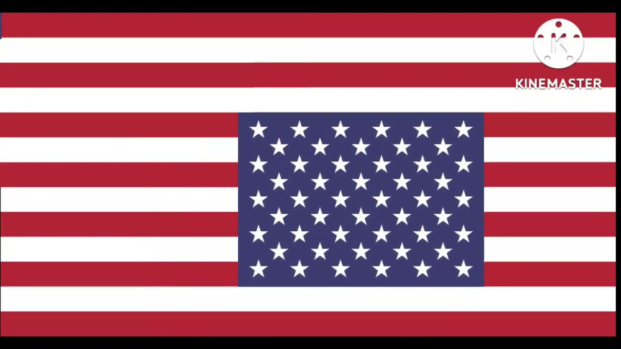 usa flag DVD player but it hits the corner - YouTube