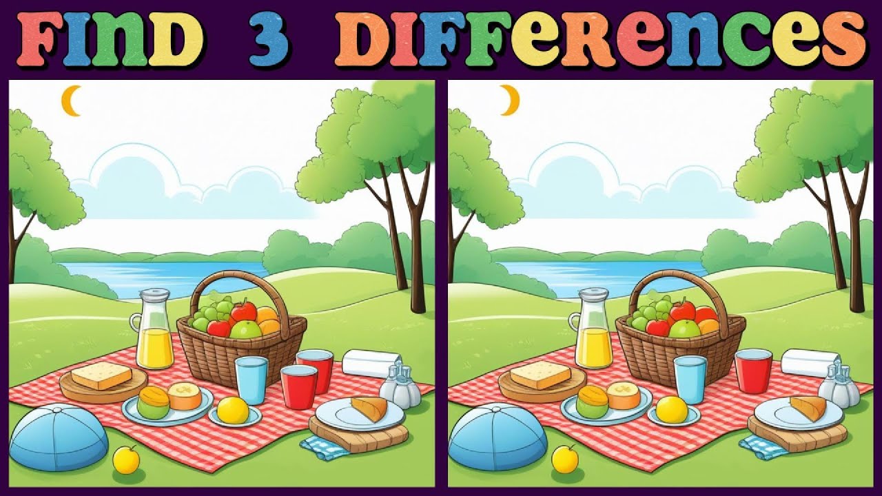 Spot The 3 Differences 🧩 Use Your Mind To Distinguish The Hidden