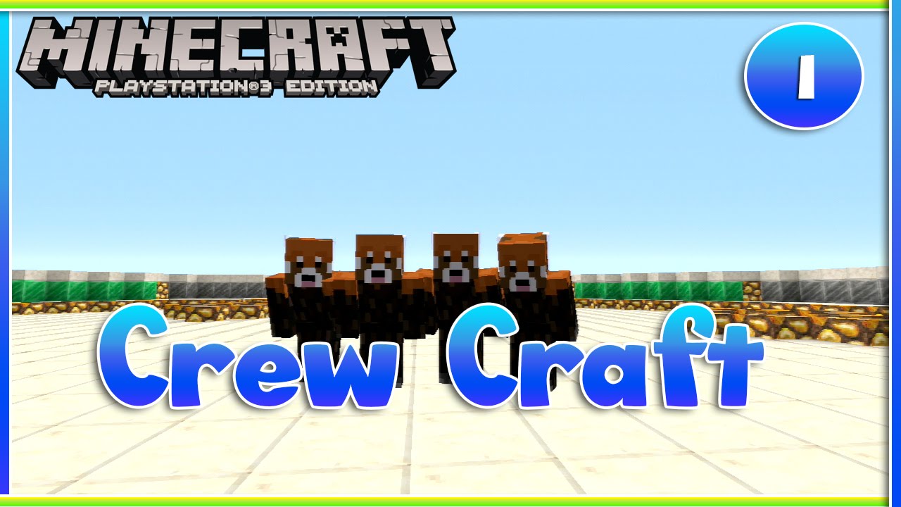 Minecraft PS3 - Crew Craft [1] Mining - YouTube