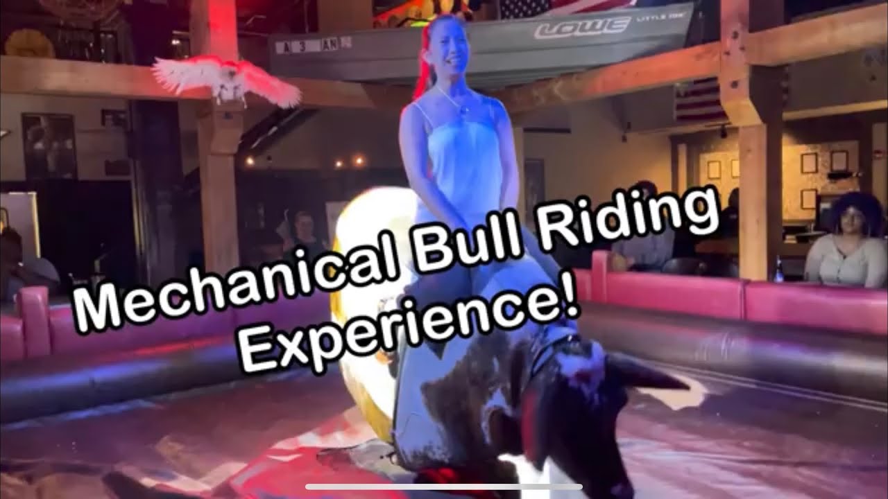 Mechanical Bull Riding Experience - YouTube