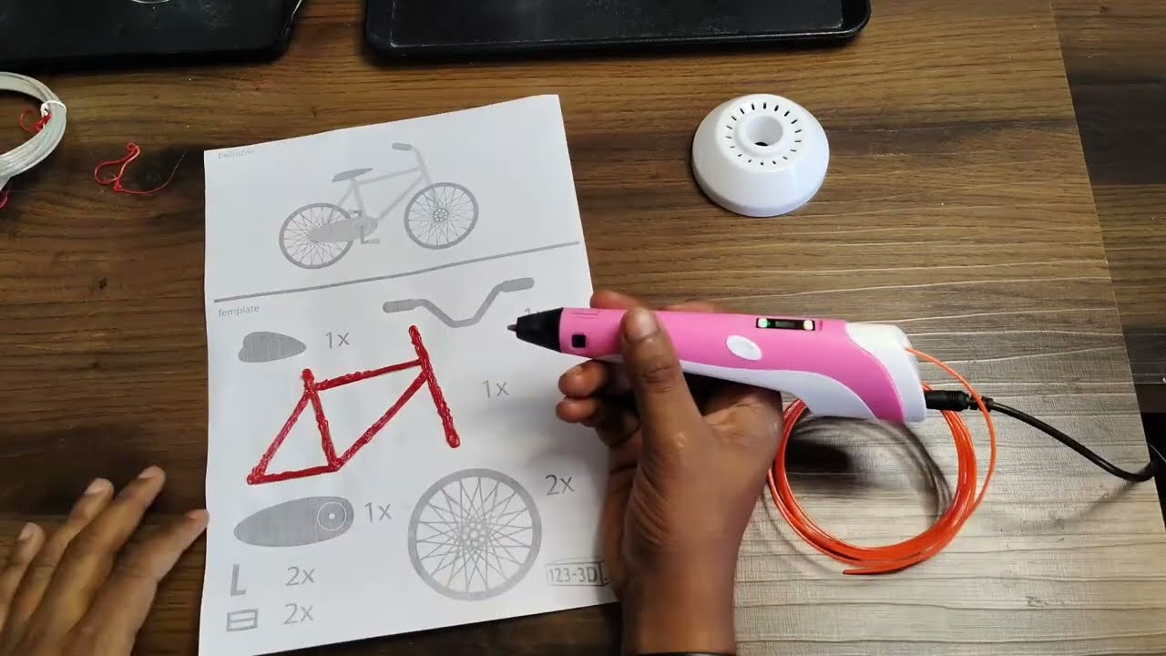 3D pen Se Aaj Maine Banaya ek Cycle | Create a bicycle with 3D pen ...