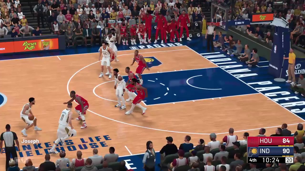 NBA play now Pacers vs Rockets - YouTube