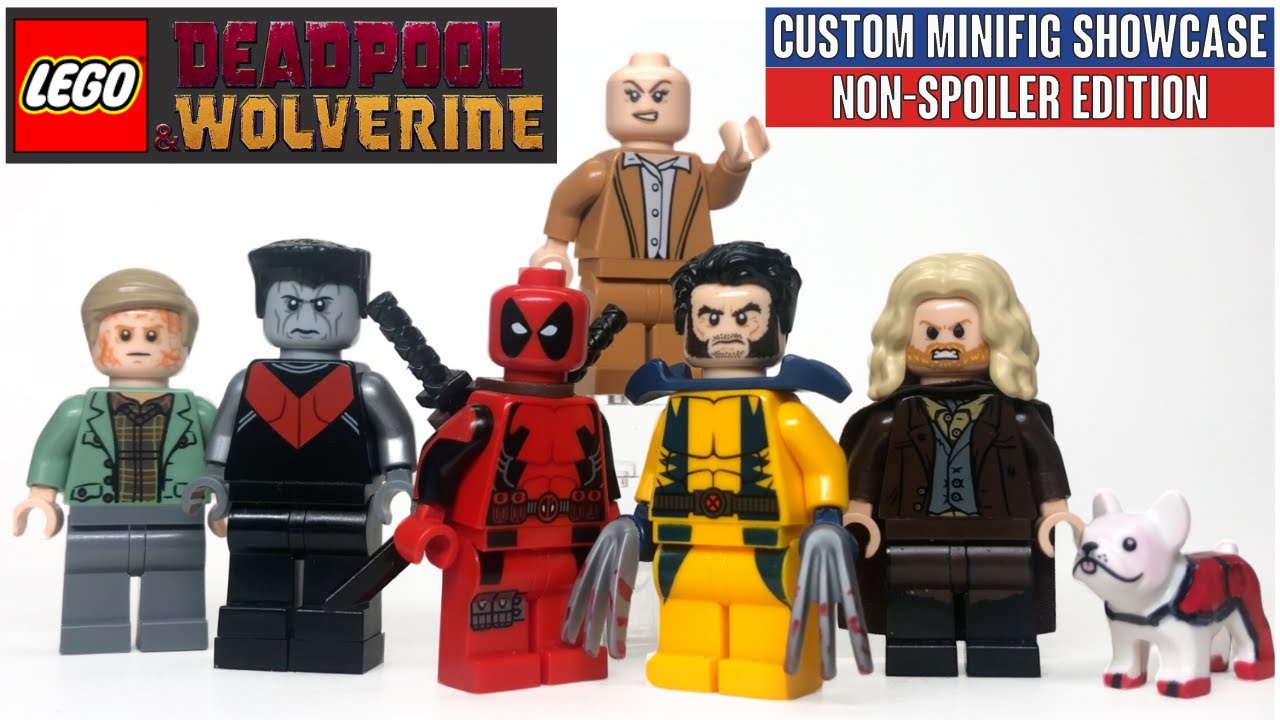 LEGO DEADPOOL and WOLVERINE Custom Minifigure Showcase (NO SPOILERS ...