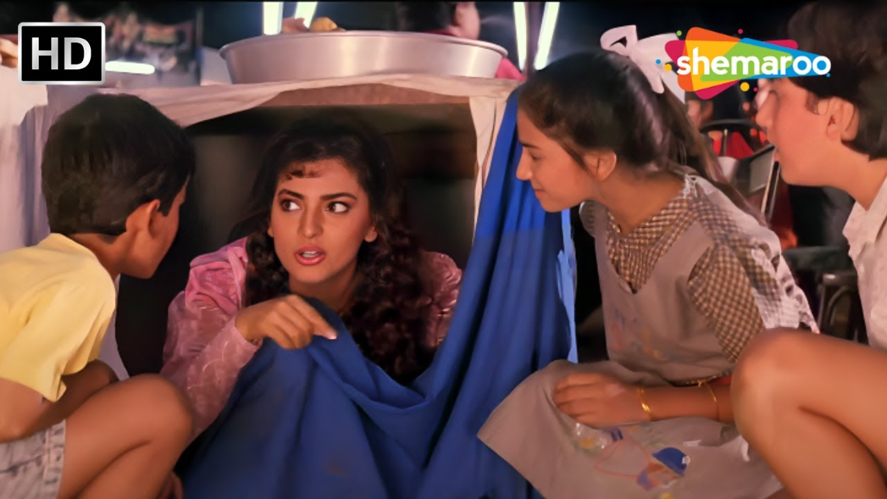Hum Hain Rahi Pyar Ke | Juhi Chawla Ne Bachhon Ke Sath Ki Masti | Aamir ...