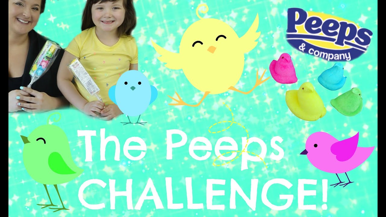 Peeps Challenge -We tag MommyandGracieShow, Radio JH, KittiesMama and ...