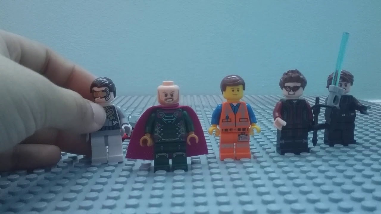 Custom Lego Spider-Man Far From Home Mysterio Face! Mysterio lego ...