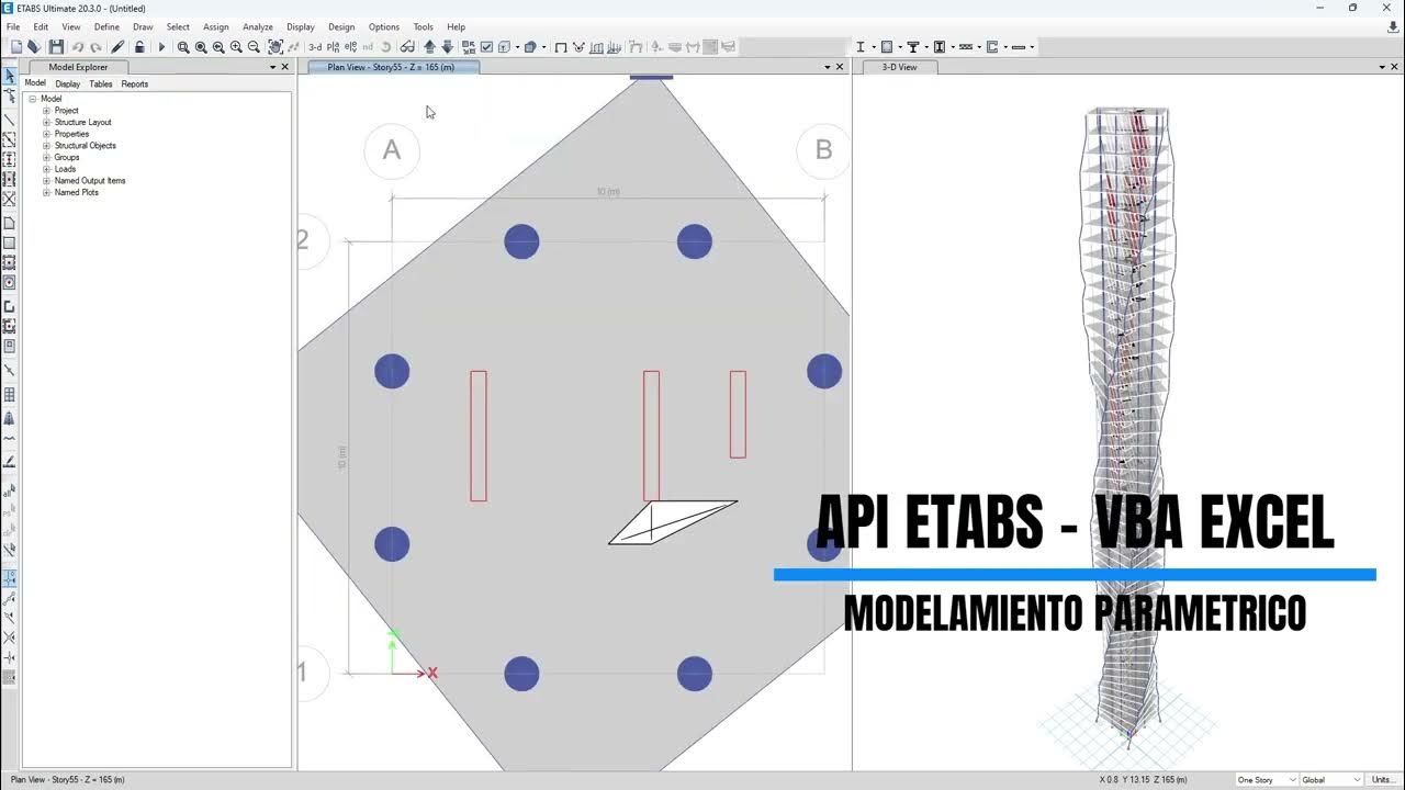 API de CSI Etabs con VBA. - YouTube