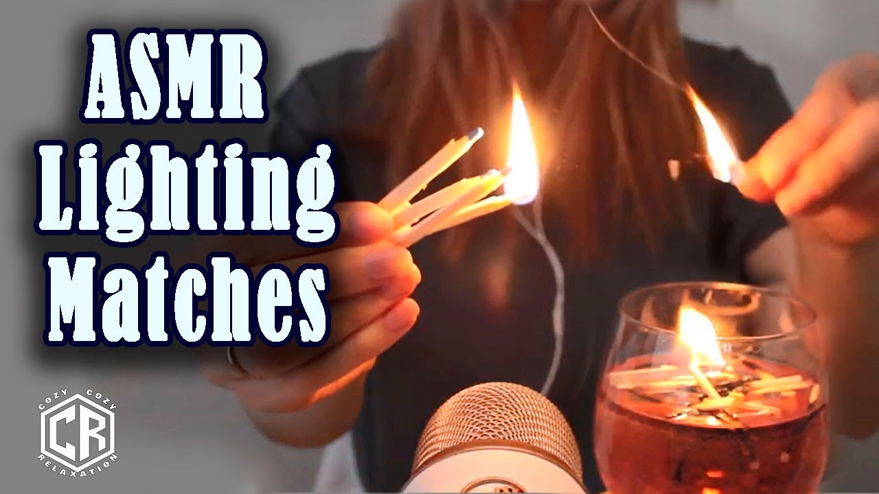 ASMR Lighting Playing With Matches and a Matchbox - YouTube