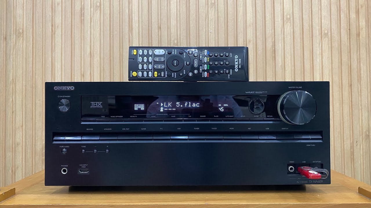 Đã bán-Onkyo TX-NR609 công suất 490W,Internet,HDMI 3D,4K,USB lossless ...