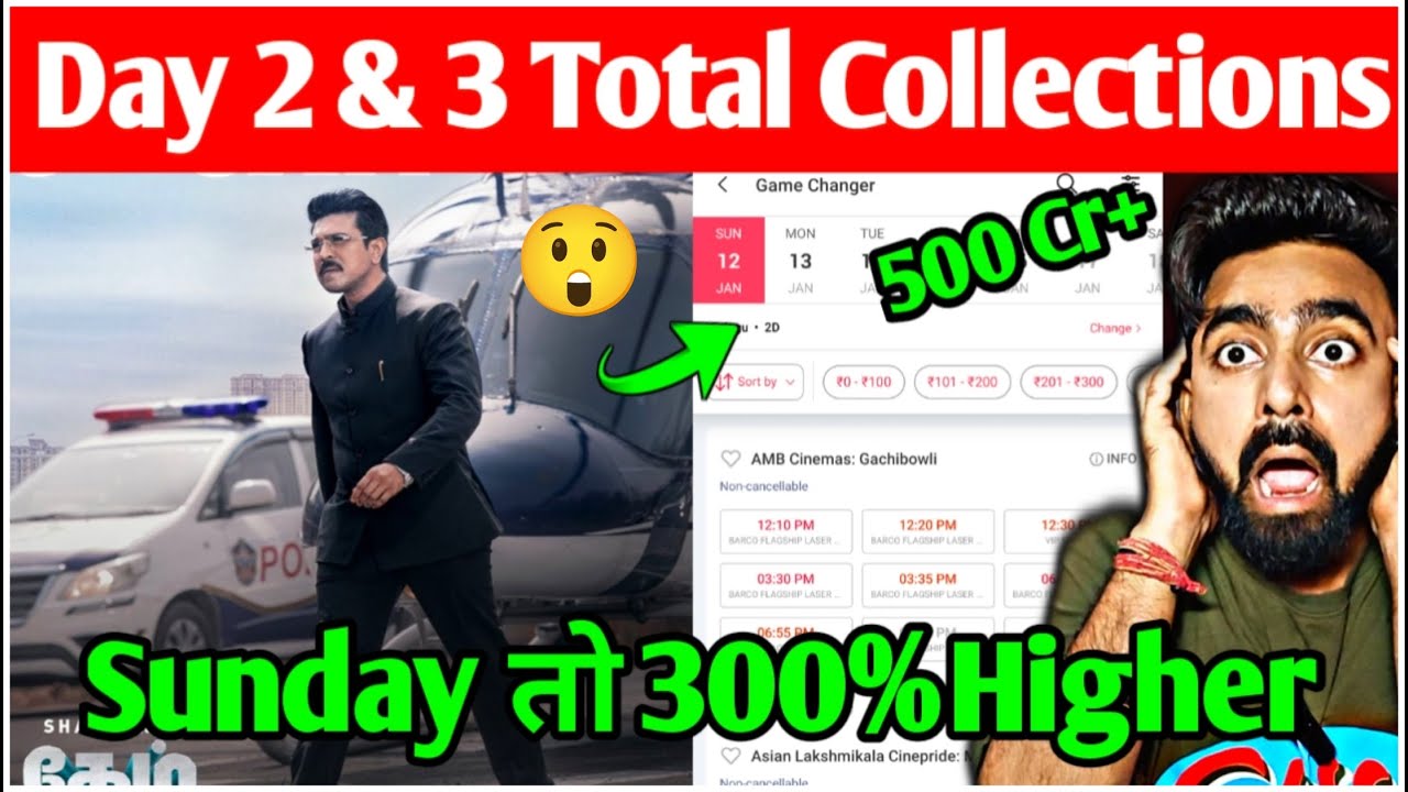 Game Changer Box Office Collection Day 3 | Game Changer Total ...
