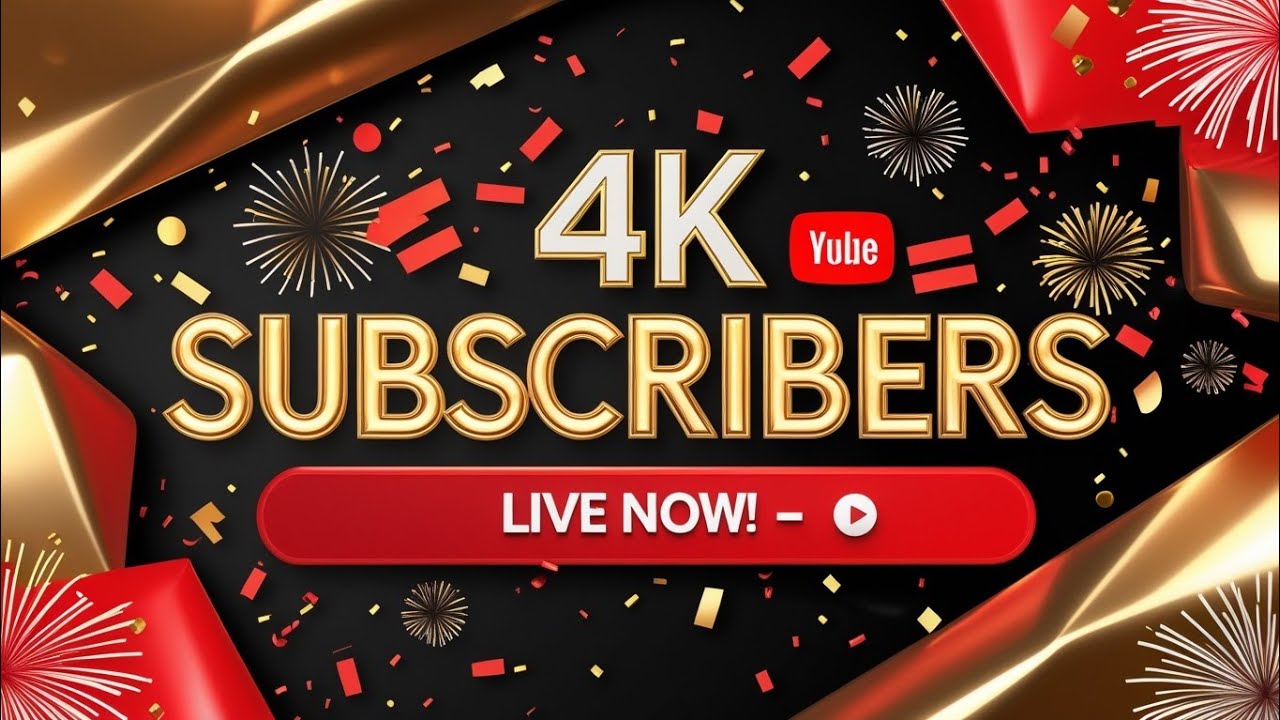 LIVE: Celebrating 4K Subscribers 🎉 | Special Thank You & Fun Stream ...