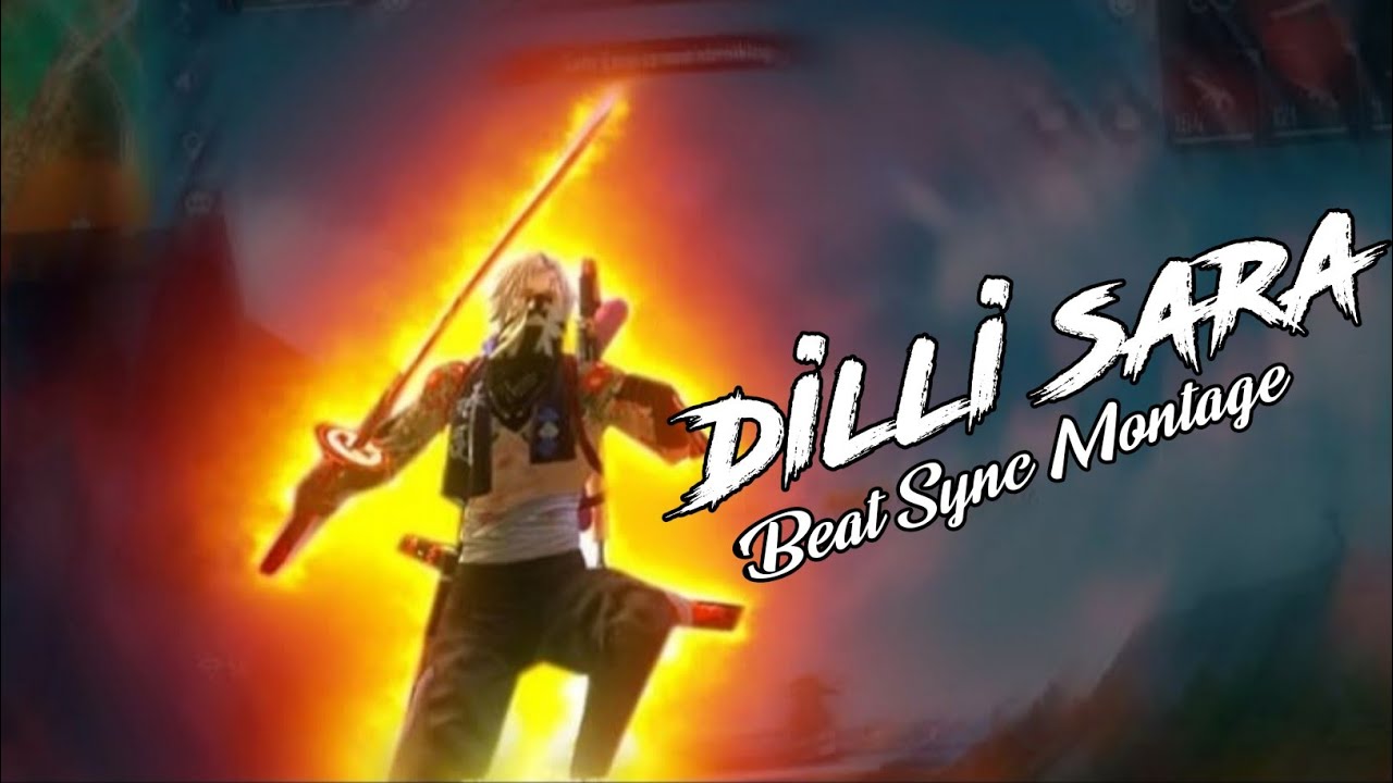 DILLI SARA💗(SUIT TERA KALA KALA)FREE FIRE🔥 BEAT SYNC MONTAGE||BY ...