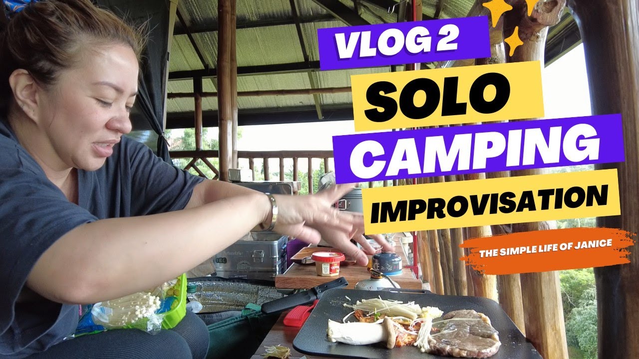 Solo Camping at Samal Mountain Camp - YouTube