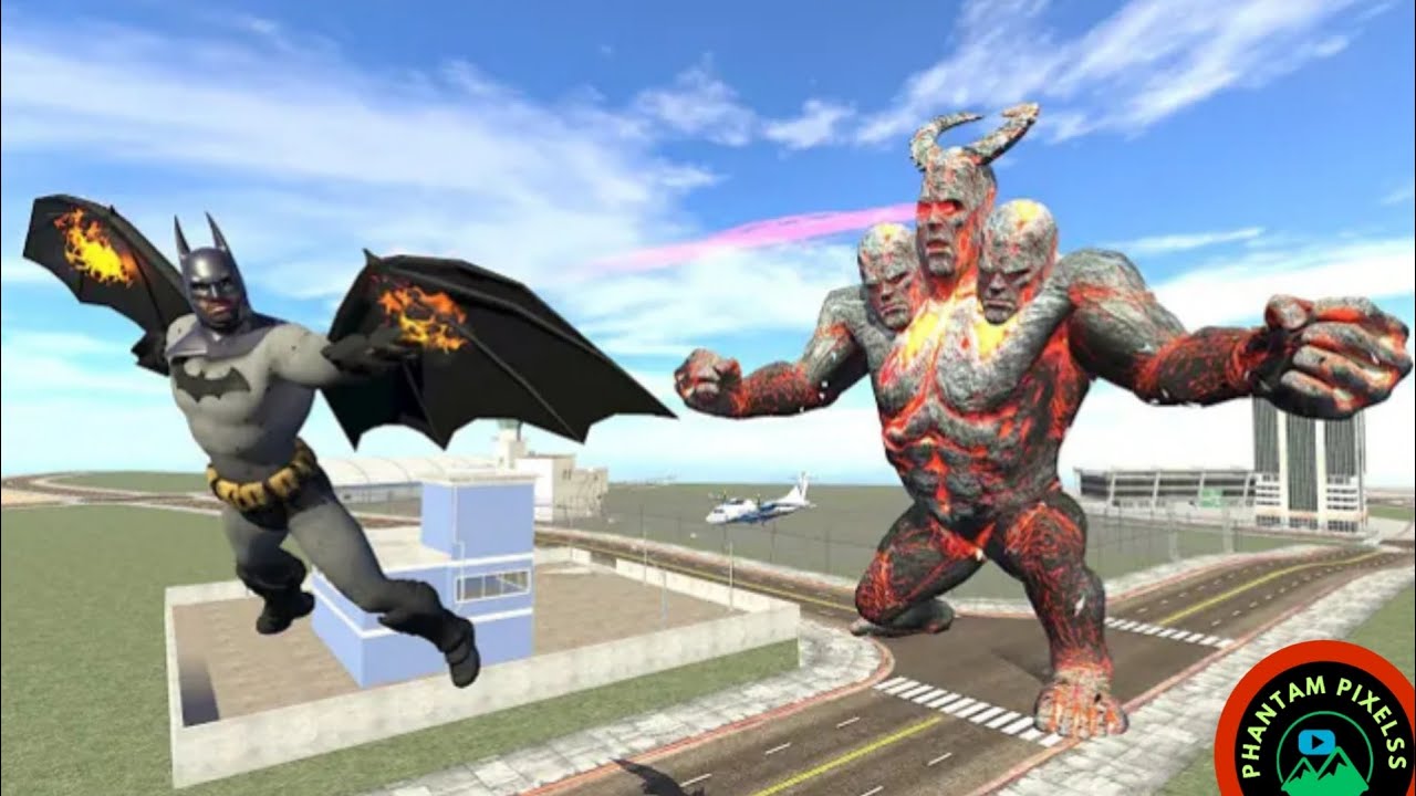 GAINT LAVA MAN IN INDIAN BIKE DRIVING - YouTube